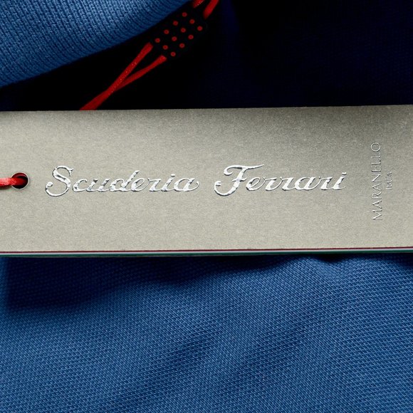 Scuderia Ferrari | Shirts | Scuderia Ferrari Mens Piquet Detail Blue ...